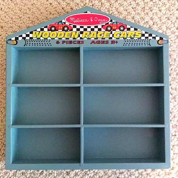 Melissa & Doug | Toys | Melissa Doug Race Car Storage Shelf Only Very ...